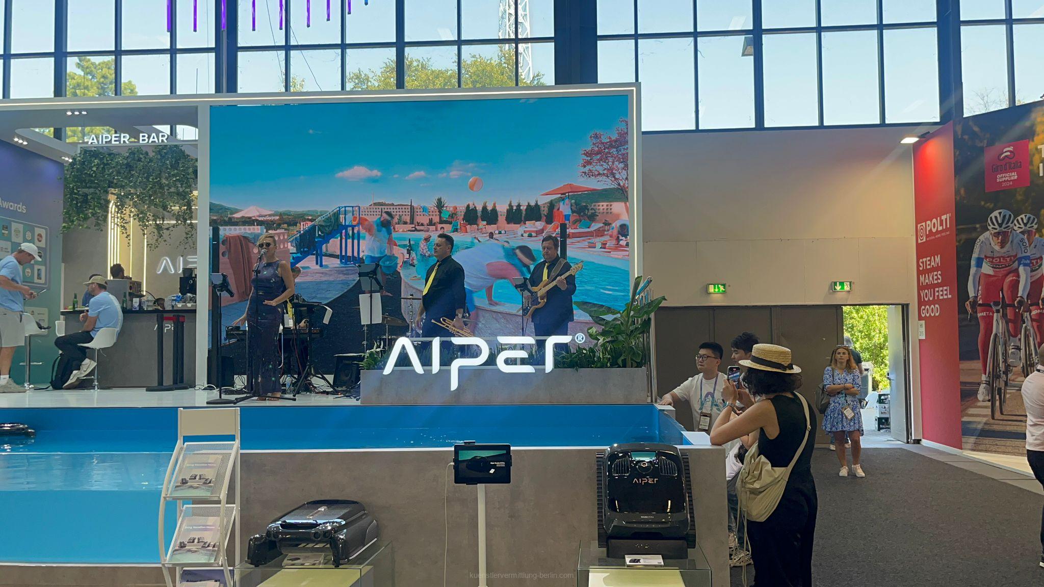 IFA-Messeband für Aiper – Künstlervermittlung Berlin